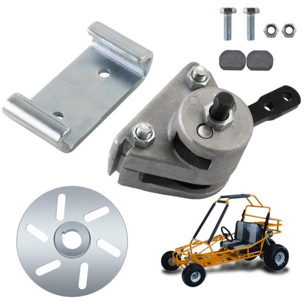 商品名: PACEWALKER アップグレード ゴーカート メカニカル ディスク ブレーキ キャリパーとブラケットキット パッドとディスク付き Manco 9598 9597 Yerf-Dog、Carter、ASW、Bristers、Air...