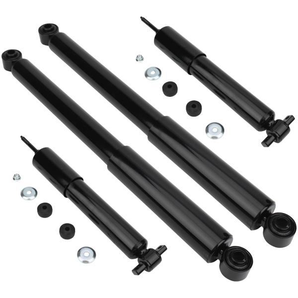 商品名:  RWD Front &amp; Rear Shocks for Chevy Silverado 1500 1999-2006, for GMC Sierra 1500 1999 2000 2001 2002 2003 2004 ...