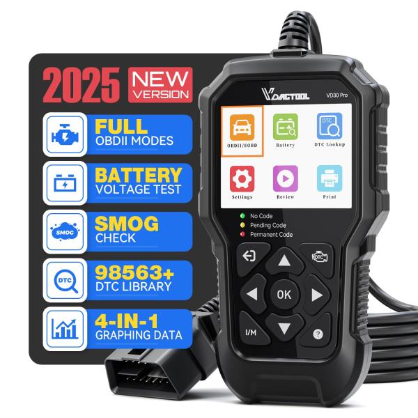 商品名: VDIAGTOOL VD30 Pro。 VDIAGTOOL VD30 Pro Car Code Reader, OBD2 Scanner Diagnostic Tool for Cars and Trucks, Check Eng...