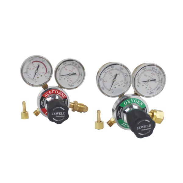 商品名:  Oxygen &amp; Acetylene Regulators, CGA540 and CGA510 Inlet Connection Welding Gas Gauges, Oxygen Acetylene Regulat...