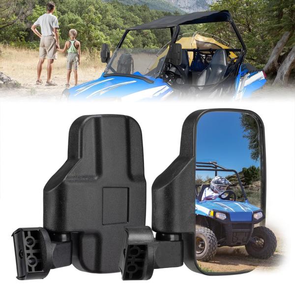 商品名:  KEMIMOTO Mini Youth UTV Side Mirrors Fits 0.75 in - 1.25 in Roll Cage Compatible with Polaris RZR 170 Ranger RZR 1...