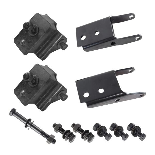 商品名: ビッグブロック 1966-1972 B-Body 1970-1974 E-Body モーターマウント 383 440 1セット Motor Mount Brackets Kit Big Block 383 440 Compatib...