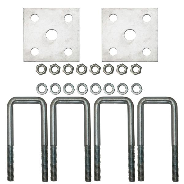 商品名: Extreme Max 3006.7058 シングルアクスル亜鉛メッキUボルトキット ボートトレーラーリーフスプリングの取り付け用 2インチ x 2インチの車軸用 - 長さ5-1/4インチ。 Extreme Max 3006.70...