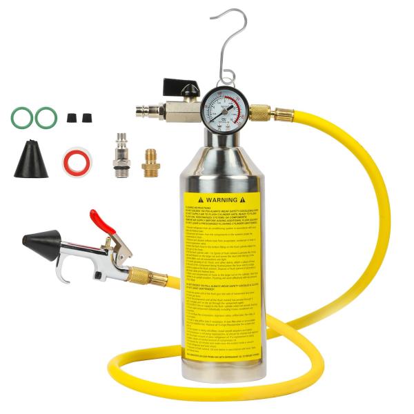 商品名: RALBILエアコンシステムフラッシュキャニスターキット AC Flush Kit, AC Flush Tool Pressure Regulation and Real-Time Pressure Monitoring Auto...