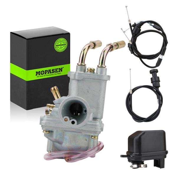 商品名: キャブレターエアフィルターとスロットルチョークケーブルキット Yamaha PW50 Y ZINGERの交換用。 Carburetor Air Filter and Throttle Choke Cable Kit replace...