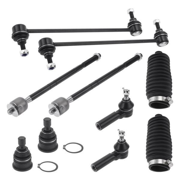 商品名:  X AUTOHAUX 10 Pcs Front Suspension Kit Inner Outer Tie Rod Ends Front Sway Bar Link Lower Ball Joint with Boots fo...