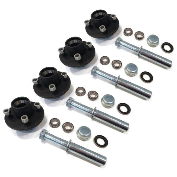 商品名:  Replacement parts for (Pack of 4) Trailer Axle Kits with 4 on 4" Bolt Idler Hub &amp; 1" Round BT8 Spindle Index-D...