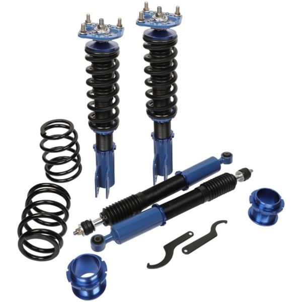 商品名:  NETSMALL Front Rear Left Right Rear Front Side Suspension Struts &amp; Springs Shocks Blue Set for Ford for Mustan...