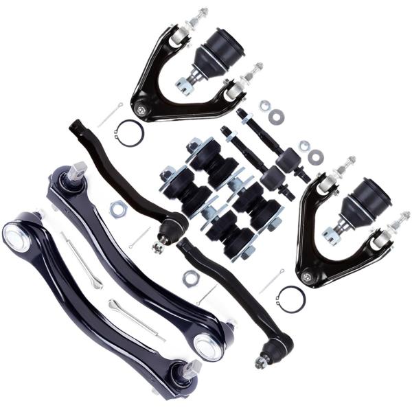 商品名:  SCITOO 12pcs Suspension Kit Upper Lower Control Arm and Ball Joint Outer Inner Tie Rod End Sway Bar End fit for Ho...