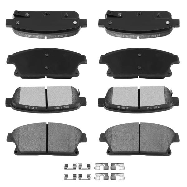 商品名:  AUTOMUTO 8PCS Front &amp; Rear Brake Pads D1467 D1468 For Buick Encore 13-17,For Buick Verano 12 14-17,For Chevrol...
