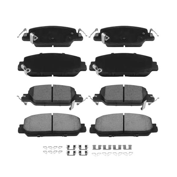 商品名:  AUTOMUTO 8PCS Front &amp; Rear Ceramic Disc Brake Pads Set D2036 D2037 For Honda CR-V 2017-2022ブランド: AUTOMUTO高さ: 9...