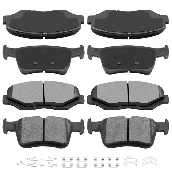 商品名:  AUTOMUTO 8PCS Front &amp; Rear Ceramic Disc Brake Pads Set D914 D1878 For Honda Civic 2016-2021ブランド: AUTOMUTO高さ: 8...