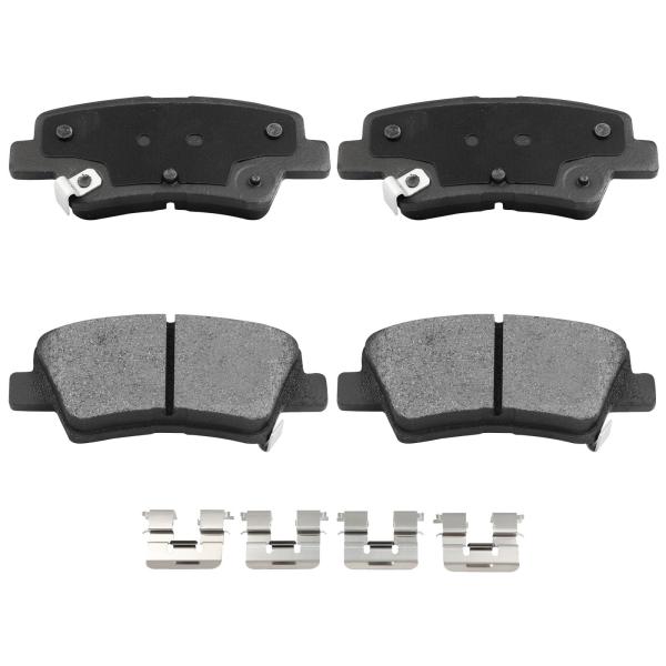 商品名:  AUTOMUTO 4PCS Rear Ceramic Brake Pads D1594 For Hyundai Elantra GT 13-15 17-20/For Sonata 15/For Veloster 12-15,Fo...