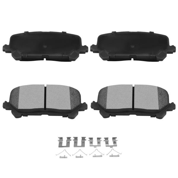 商品名:  AUTOMUTO 4PCS Rear Ceramic Disc Brake Pads Set D1724 For Acura MDX 2014-2016,For Honda Passport 2019-2021,For Hond...