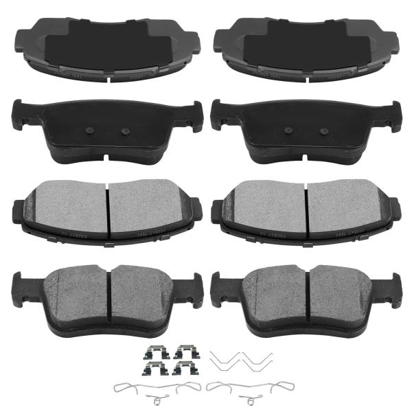 商品名:  AUTOMUTO 8PCS Front &amp; Rear Ceramic Disc Brake Pads Set D1521 D2102 For Acura TLX 2021-2023ブランド: AUTOMUTO高さ: 9c...