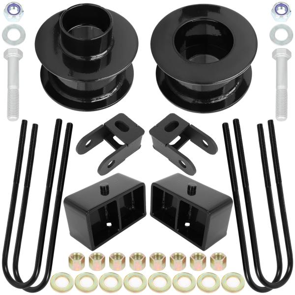 商品名:  OCPTY 3" Front and Front Shock Extender Kit for 2-4" Lift 3 in Rear Leveling lift kit 2005-2022 For Ford For F-250...