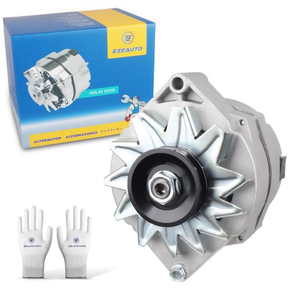 商品名: 新型1線式セルフエキサイティングオルタネーター 65A フォード ポンティアック ビュイック キャデラック シボレー GM 350 SBC BBC 10SI 交換用 #7127-SEN、334-2114、ADR0173、ADR03...