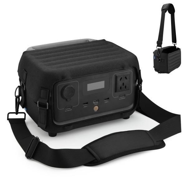 商品名: Xxerciz キャリーケース ECOFLOW River 2 Power Station ポータブル保護ショックカバーポーチ ショルダーストラップ付き キャンプ 旅行 発電所 収納 交換用バッグ (バッグのみ) Xxerciz ...