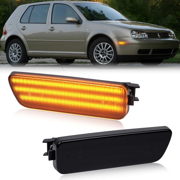 商品名:  Gempro LED Side Marker Lights Amber Front Bumper Marker Lamps Compatible with 1999-2005 VW MK4 Golf GTI R32 Jetta,...