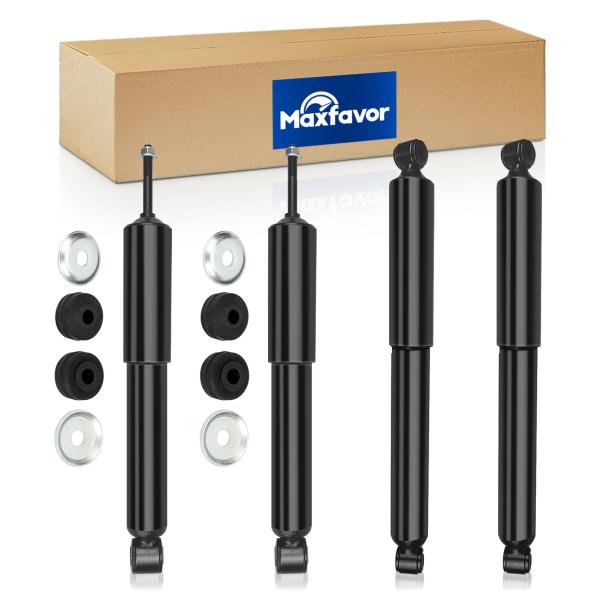 商品名:  MAXFAVOR 37077 37078 4 PCS Front Rear Shock Absorbers Set for 1986-1994 D21 RWD / 1995 1996 1997 Pickup RWD, Tailg...