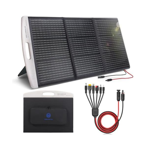 商品名: 住宅用または商業用のソーラーパネル。 100W Portable Solar Panel,20V Foldable Solar Charger for Power Station Generator，Solar Panels wi...