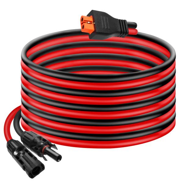 商品名: 10AWG 錫メッキ銅線 XT60i - ソーラーパネルコネクタ延長ケーブル 15フィート ? 高耐久ソーラー→XT60iケーブル RCバッテリー、ドローン、太陽光発電システム、再生可能エネルギーアプリケーション用 10AWG T...