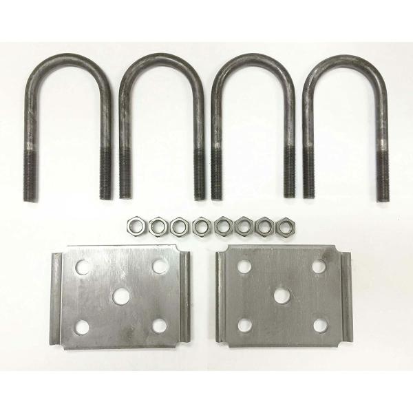 商品名:  Everything for trailers, RVs and trucks and more - 3500# Trailer For Axle Ubolt Kit for 2-3/8" Round U-bolts 6" Lo...