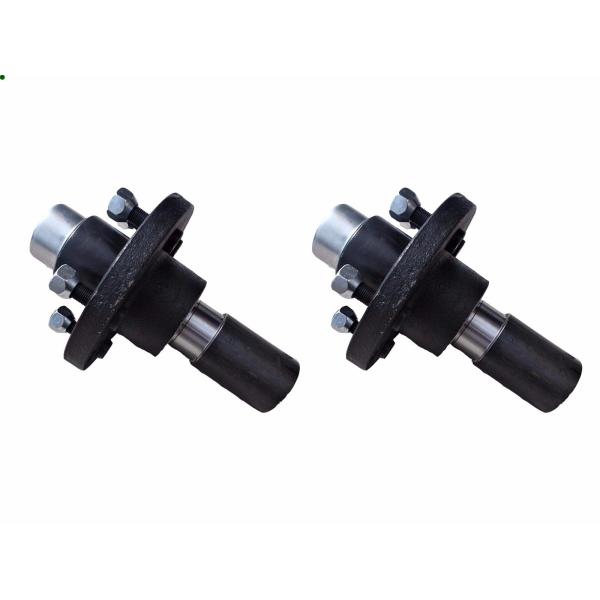 商品名:  Everything for trailers, RVs and trucks and more - Two (2) 5x4.75 Replacement Idler Hub Spindle Kit Stub End Trail...