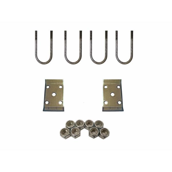 商品名:  Everything for trailers, RVs and trucks and more - 4 Heavy Duty 2-1/2" Round U-bolts 3500# Trailer For Axle 7-3/4"...