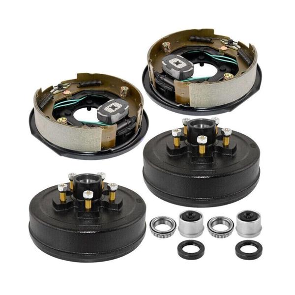 商品名:  INGKTMFT 5 On 5 Trailer Hub Drum Kits with 10" X2-1/4 Electric Brakes Fits 3500LBS Axle 008-249-07 5O5TH114EBF3LA3...