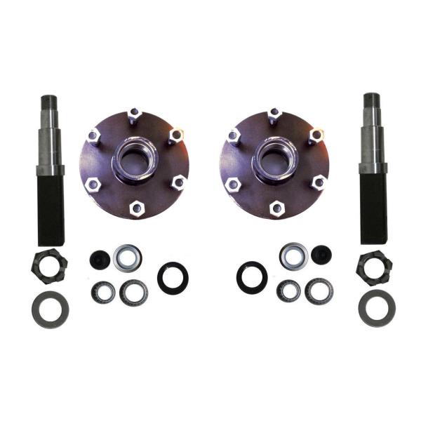 商品名:  Everything for trailers, RVs and trucks and more - Build Your Own Trailer For Axle Kit 3500# Square Spindle 6 x 5....