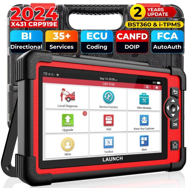 商品名:  LAUNCH X431 CRP919E Elite OBD2 Scanner, 2024 Bidirectional Scan Tool as CRP919EBT, CANFD &amp; DoIP, ECU Coding, 3...
