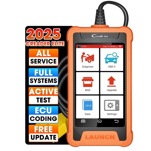 商品名: LAUNCH Creader Elite BMW OBD2スキャナー用 2024年フルシステム診断双方向スキャンツール、すべてのリセットサービス、ECUコーディング、BMWミニロールスロイス用バッテリー登録ツール、生涯無料アップデ...