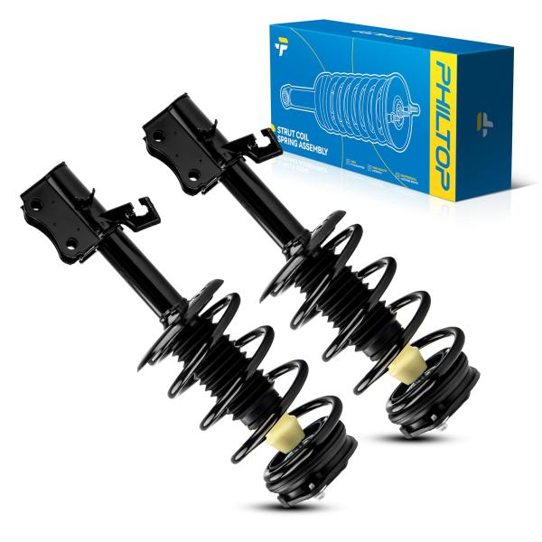 商品名:  PHILTOP Shock Absorbers Front Right&amp;Front Left Automotive Replacement Shocks Compatible with Sentra 2007-2012ブ...
