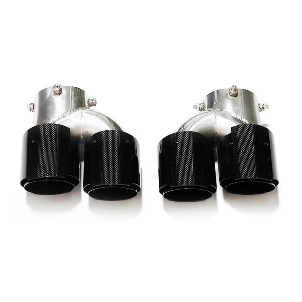 商品名:  Quad Car Exhaust Tip Compatible for BMW G42 M240i 2021 2022 2023 Dual M-PM Sports Exhaust Pipe Muffler Tip Exhaust...