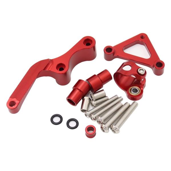 商品名:  GUMMMY Fit For Ducati 696 795 796 2008-Up Motorcycle Adjustable Steering Stabilize Damper Bracket Mounting Kit(1)ブ...