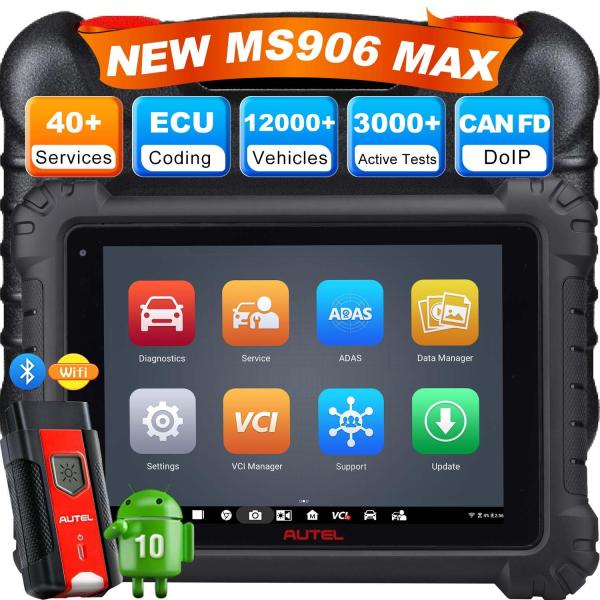 商品名:  Autel MaxiSys MS906MAX Scan Tool, Upgraded MS906 PRO/ MK906 PRO/ MS906BT/ MK906BT/ MK908/ MP900BT Scanner, ECU Cod...