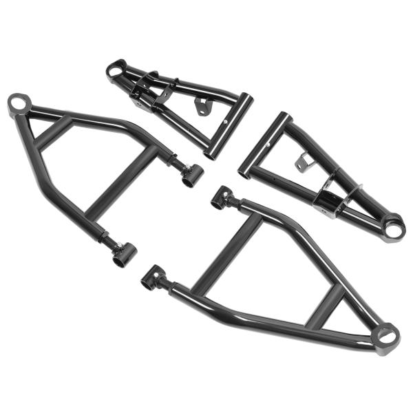 商品名: KUAFU 1.5インチ フォワードオフセットアッパー&amp;ロワーAアーム 2012年以降のカワサキ テリクス 4 800に対応 AA-K-TRX4-HC-02 コントロールアームサスペンションキット 1.25インチチューブ ...