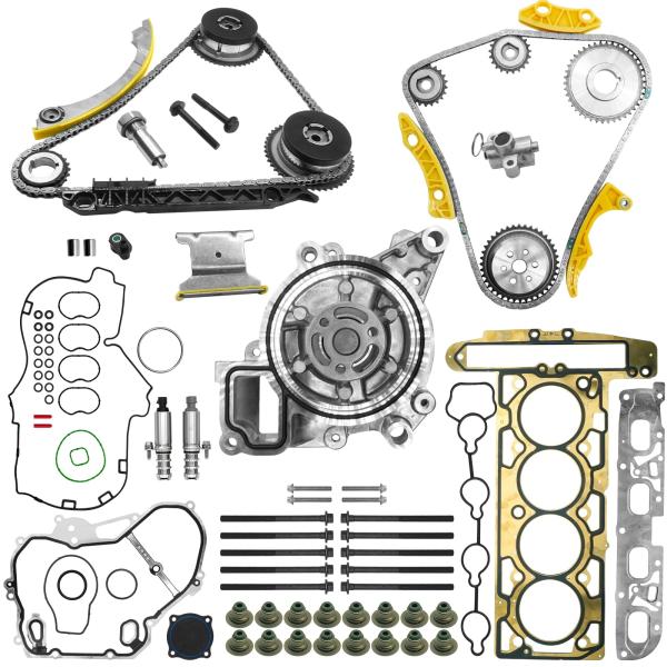 商品名:  2.4 Timing Chain Kit w/Head Gasket Set for Chevy Equinox Malibu for GMC Terrain 2011-2017,for Buick Regal Lacrosse...