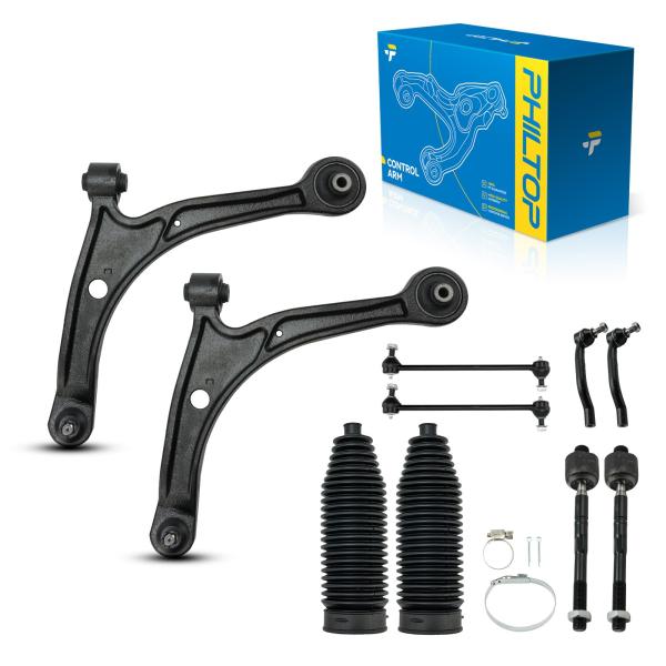 商品名:  PHILTOP 10pcs Front Suspension Kit Fit for Honda Pilot 2006-2008, Acura MDX 2006,Front Lower Control Arm And Ball ...
