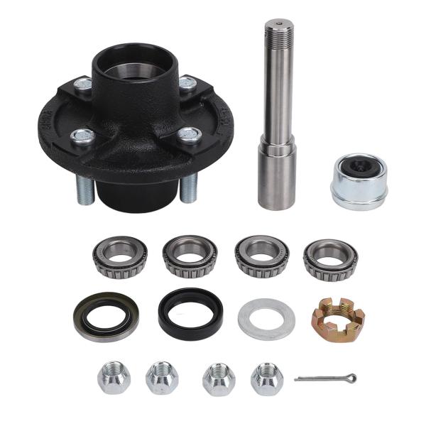 商品名:  HKINBAS Auto Parts Fit for 2000lbs Trailer Axle Kit Enhanced Safety High Load Bearing 4 On 4in Screw Idler Hub Rou...