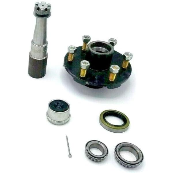 商品名:  Upgrade for 6 x 5.5 Idler Hub Spindle Kit Stub End unit Replacement for Trailer Axle 3500# #84ブランド: Jefuzh商品番号: ◆新...