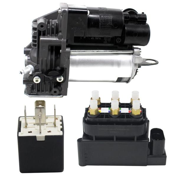 商品名:  AIRSUSFAT Air Suspension Compressor Pump with Relay and Valve Block Compatible with Mercedes-Benz W166 X166 ML GL ...