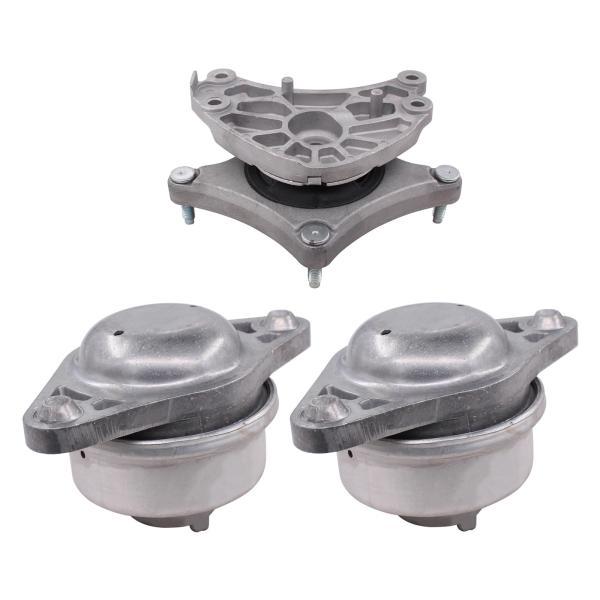 商品名: ApplianPar フロント左右エンジンモーターマウントとリアトランスミッションマウント メルセデスベンツ W212 C250 C300 E350 GLK35 S550 S450用 ApplianPar Front Left R...