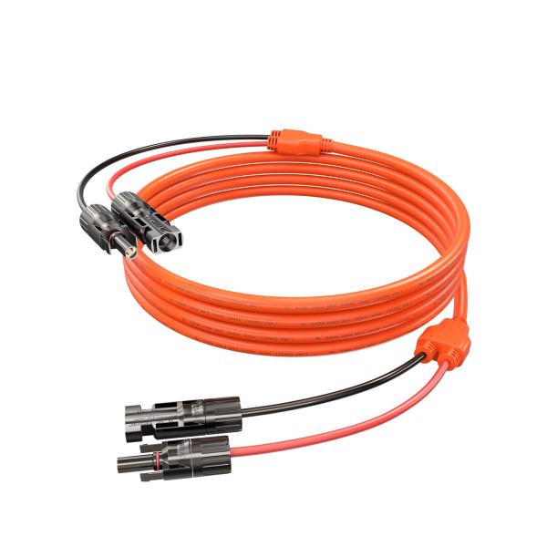 商品名: Tonton 9m MC4ケーブル 12AWG 4mm?ソーラー延長ケーブルソーラーパネル接続用 太陽光パネル用延長コードMC4コネクター IP67防水 30FT 9M Orange One-Piece Solar Panel E...