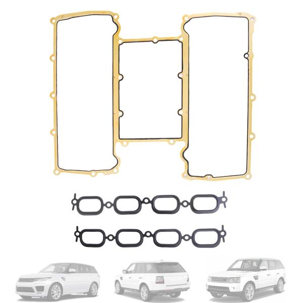 商品名: エンジンインテークマニホールドガスケットセット ランドローバー レンジローバー 2010-2013 &amp; レンジローバースポーツ 2011-2018 インテークマニホールドガスケットキット交換# LR011343 LR011...