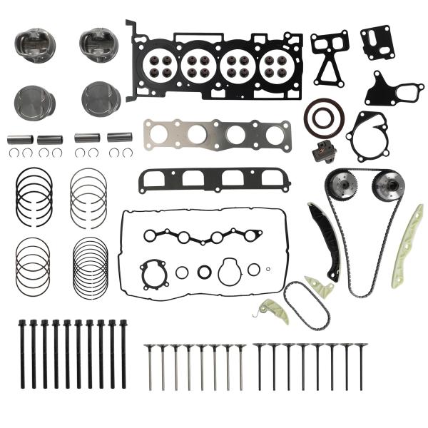 商品名: G4KF 2.0T エンジン リビルド オーバーホールキット タイミングチェーンキット付き、ヘッドガスケットセット、VVT ヒュンダイ ソナタ エラントラ ツーソン クレタ キア カレンス フォルテ ソウル 20910-2CD00...