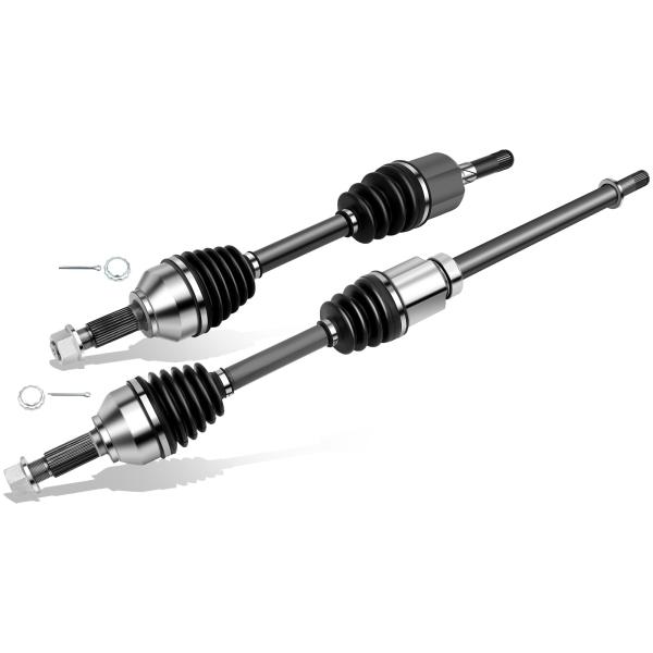 商品名:  BRTEC 2PCS Front CV Axle Shaft Assembly Compatible for Nissan Rogue 2008-2013, Rogue Select 2014-2015 AWD only - F...