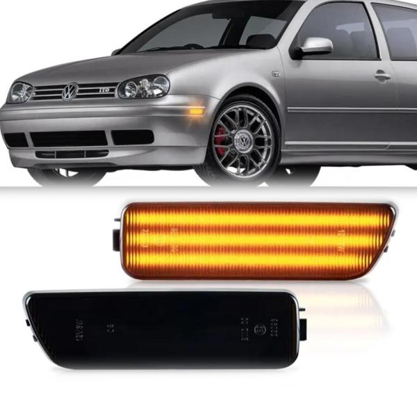 商品名:  Gsdmsye Fender Bumper Side Marker Light Amber LED Turn Signal Lights for for VW Golf Jetta MK4 1995-2005, MK4 GTI ...