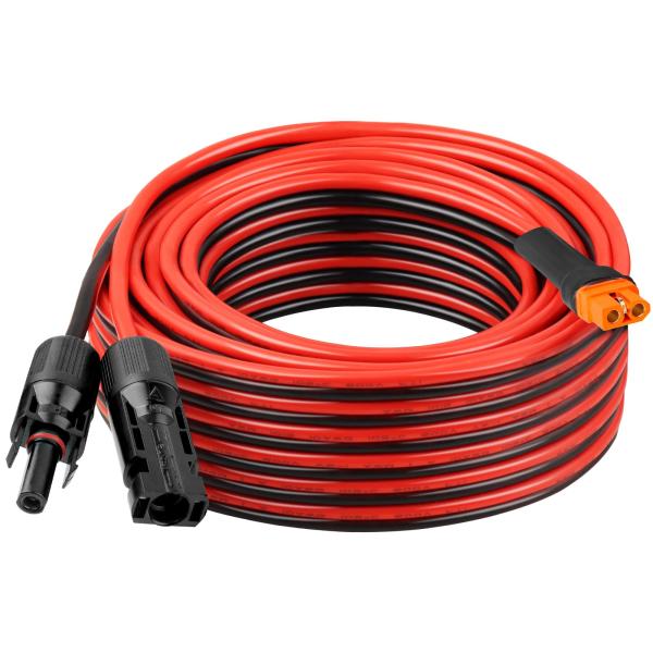 商品名: 10AWG XT60i - ソーラーケーブル 35フィート。 10AWG 35FT Solar to XT60i Extension Cable 3 6 10 35 50 75 100FT Heavy Duty Adapter C...